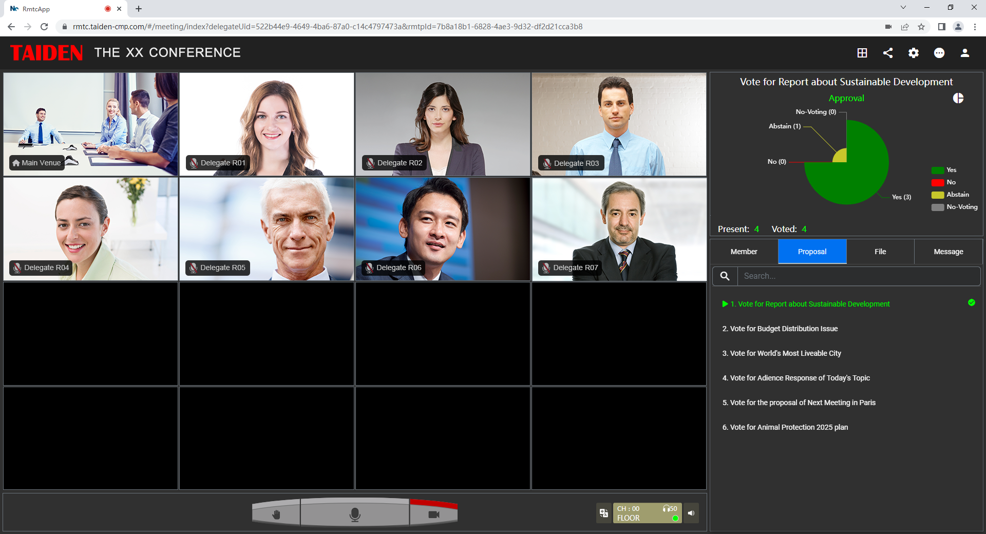 Hybrid Meeting Room Solutions | Hybrid Conference | TAIDEN
